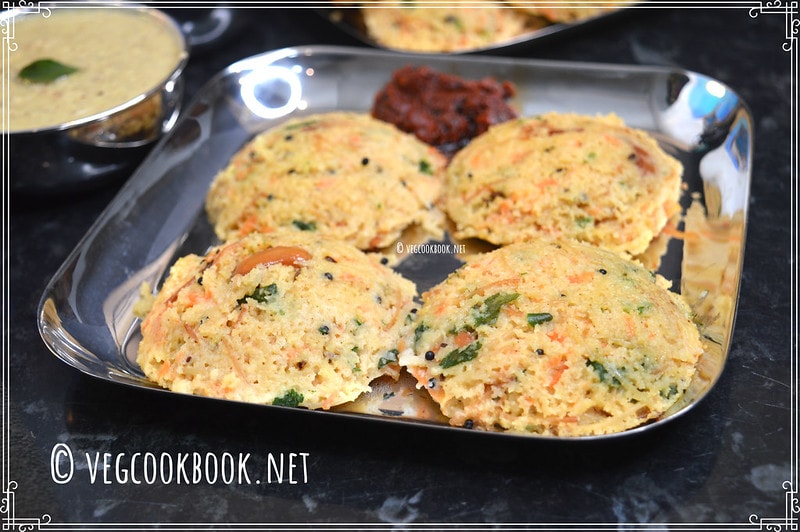 Instant Semiya idli / Vermicelli Instant idli